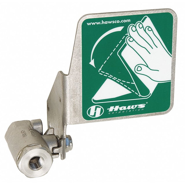 Haws Stay Open Ball Valve with Push Flag,SS SP228 - Walmart.com