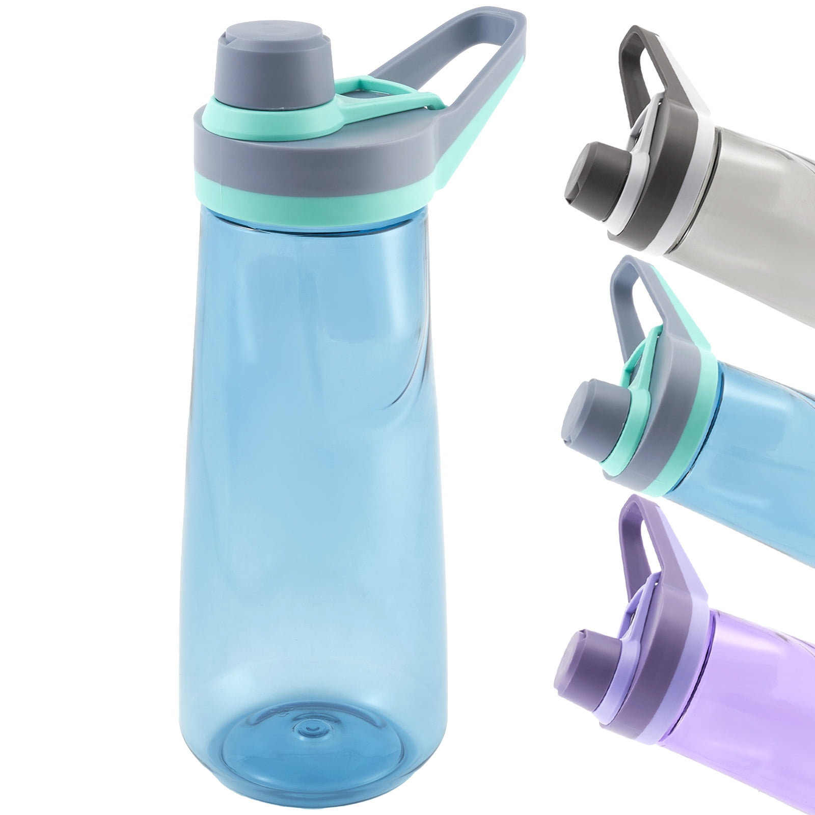 Hawsaiy 32oz Clear Water Bottle with Chug Lid and Carry Handle ...