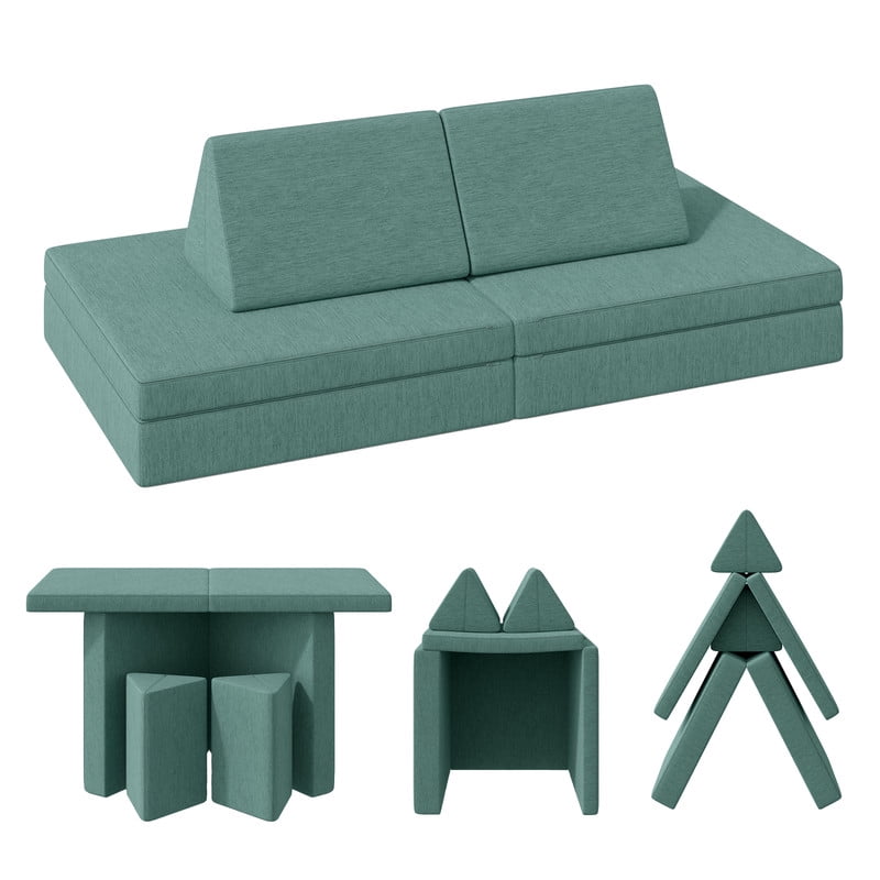 Hawsaiy 4PCS Modular Kids Sofa, Sectional Children Play Couch with ...