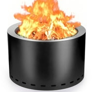 Auseo Tabletop Fire Pit Smokeless Outdoor Mini Fire Compact & Portable ...