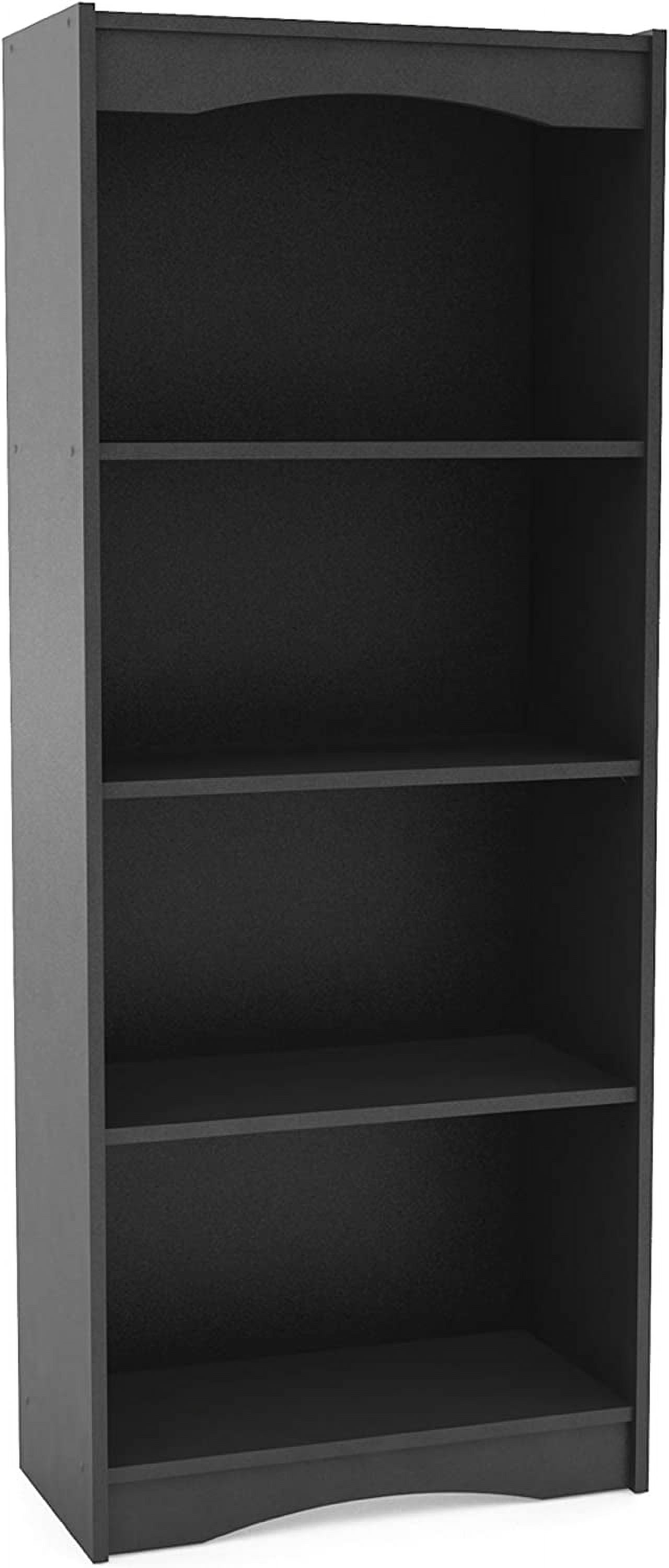 Hawthorn 60-Inch Tall Bookcase, Midnight Black - Walmart.com