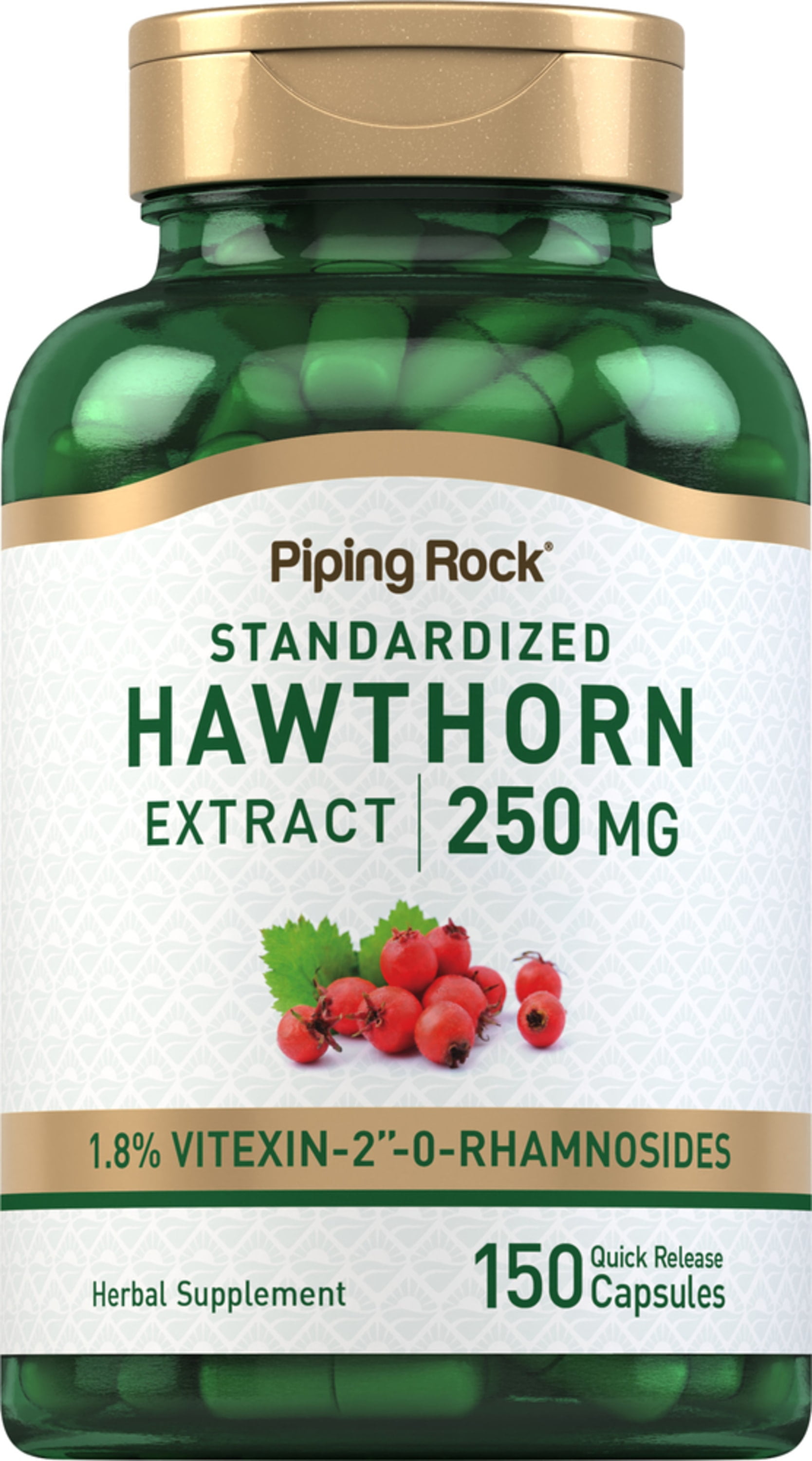 Hawthorn Extract 250mg | 150 Capsules | Supplement for Men and Women ...