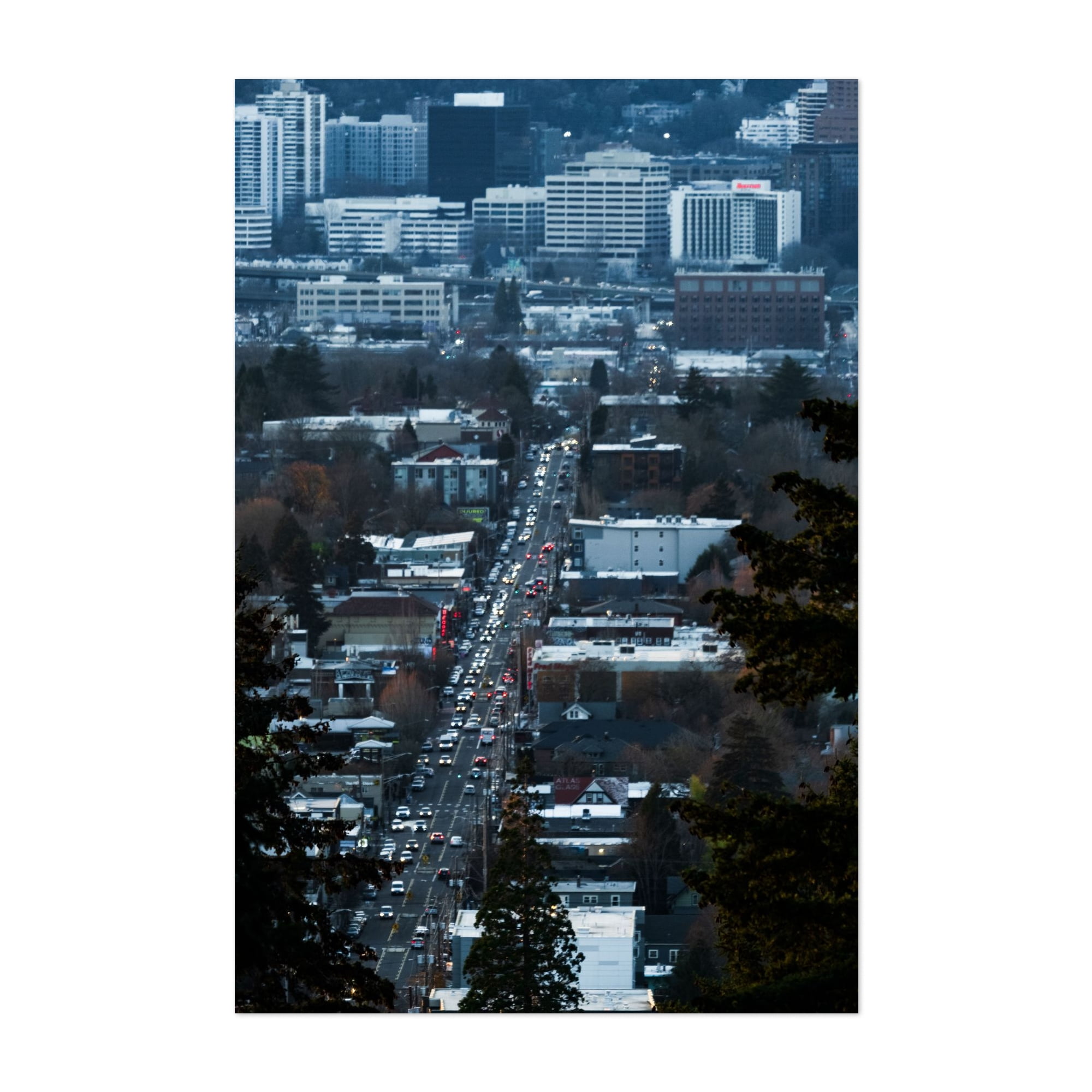 Hawthorne Avenue Unfolds - Portland Oregon Photography Cityscape ...