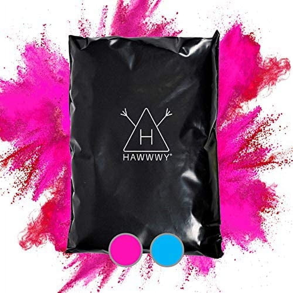 Hawwwy Colorful Powder for Gender Reveal Powder for Burnout Baby Girl ...