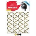 Hawwwy Spiral Spin Pins - 4 Pack Gold Spin Pins | Easy & Fast Non ...