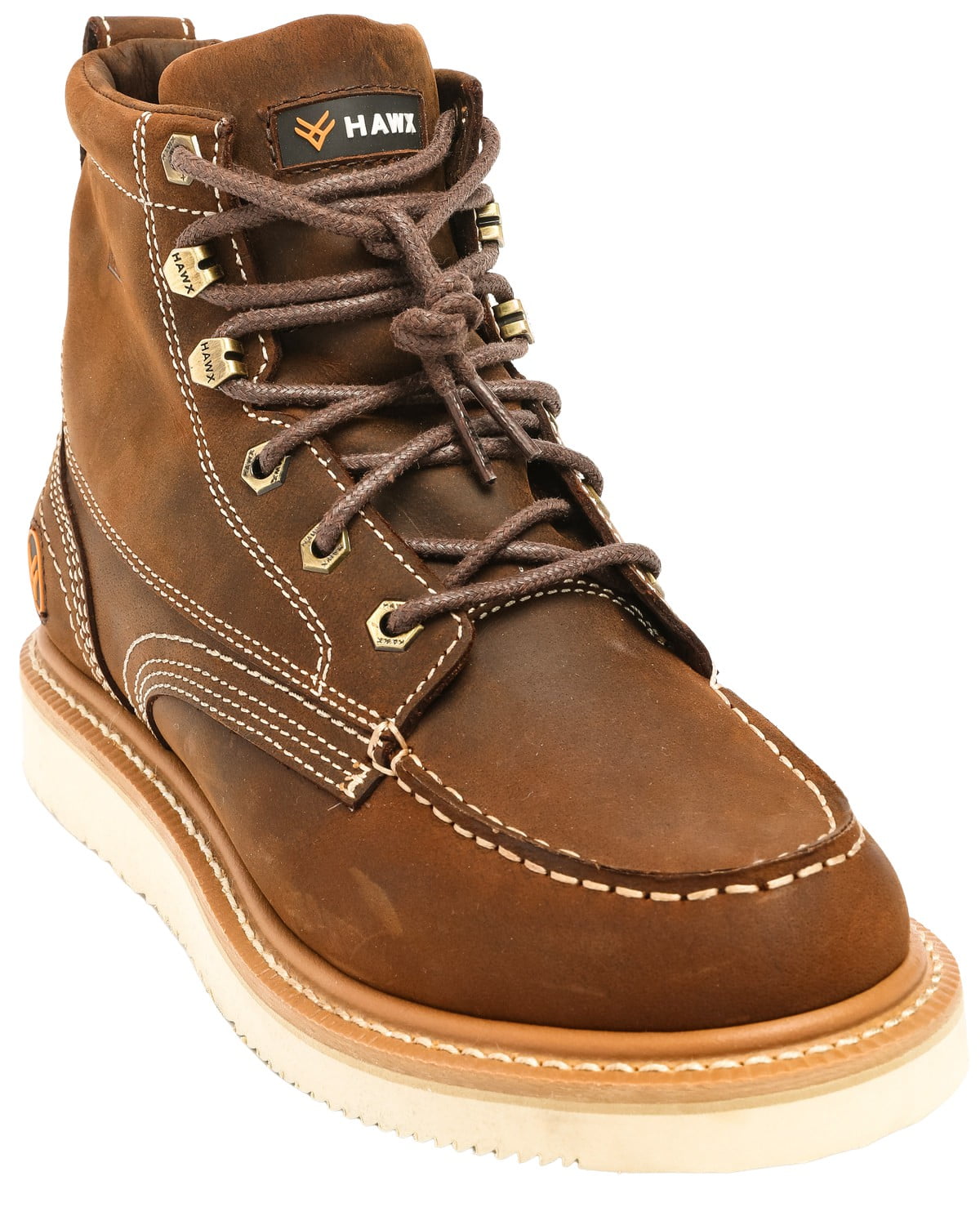Hawx Men's 6" Grade Work Boot Moc Toe - WULM-3 13 D(M) US - Walmart.com