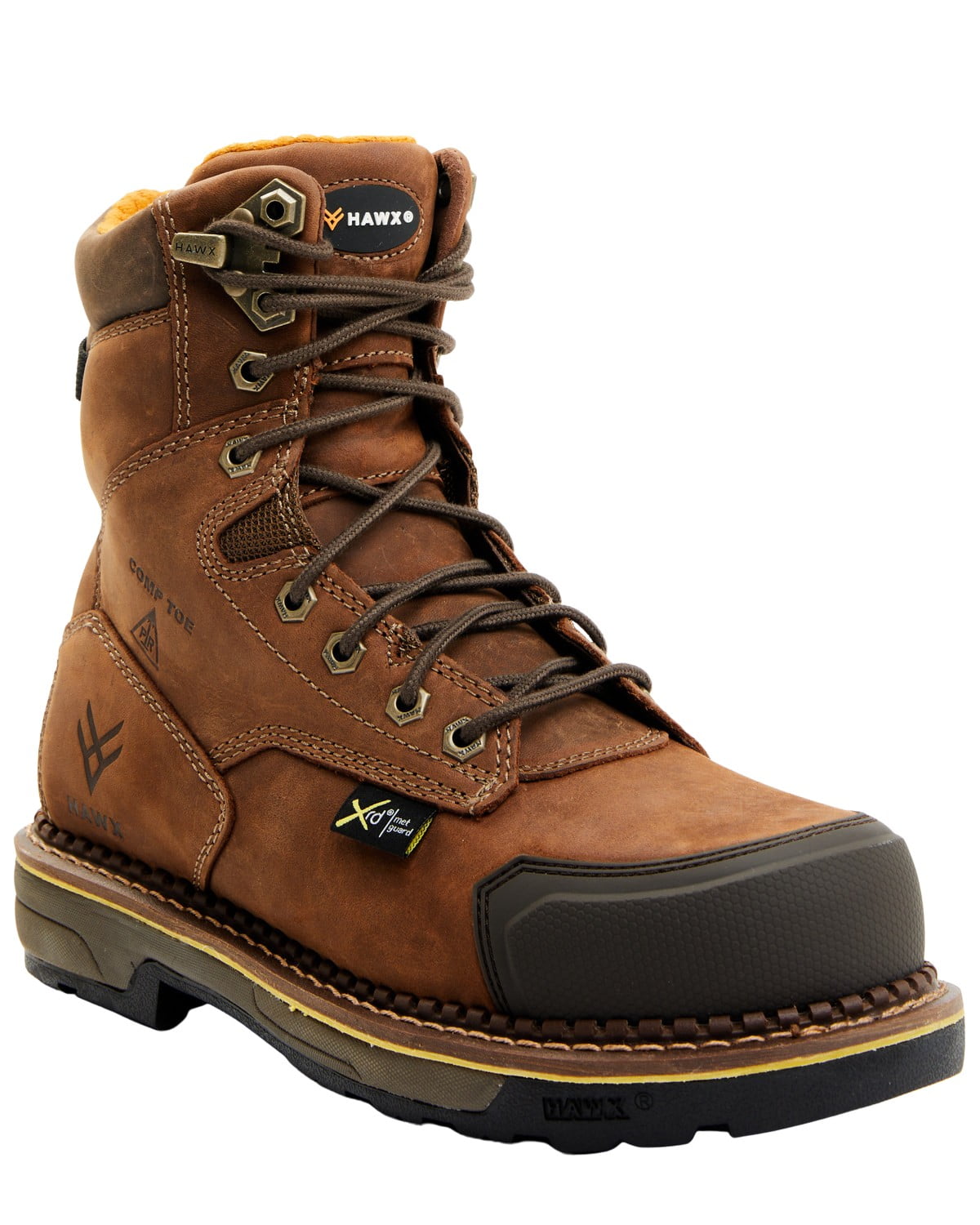 Hawx Men's 8" Crew Chief Internal Met Guard Work Boot Composite Toe ...
