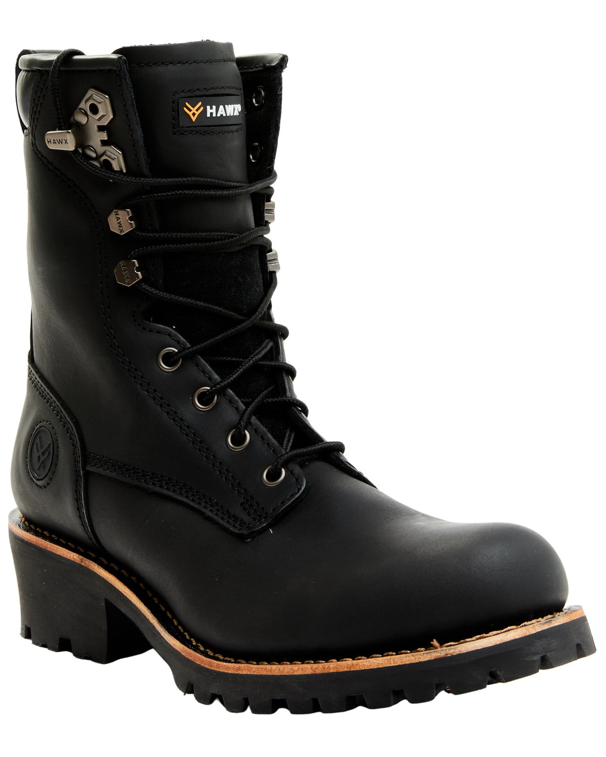 Hawx Men's 8" Logger Work Boot Soft Toe - BHX00RPW87 9.5 D(M) US ...