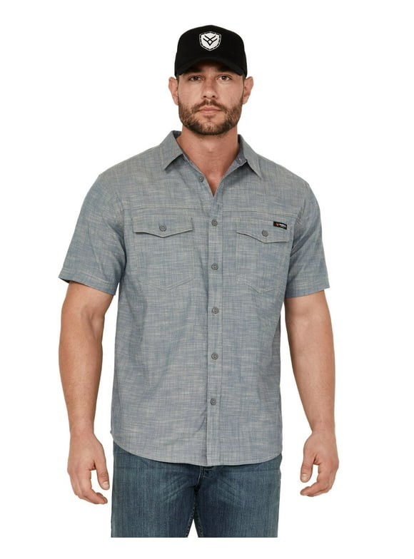 Mens Chambray Work Shirt