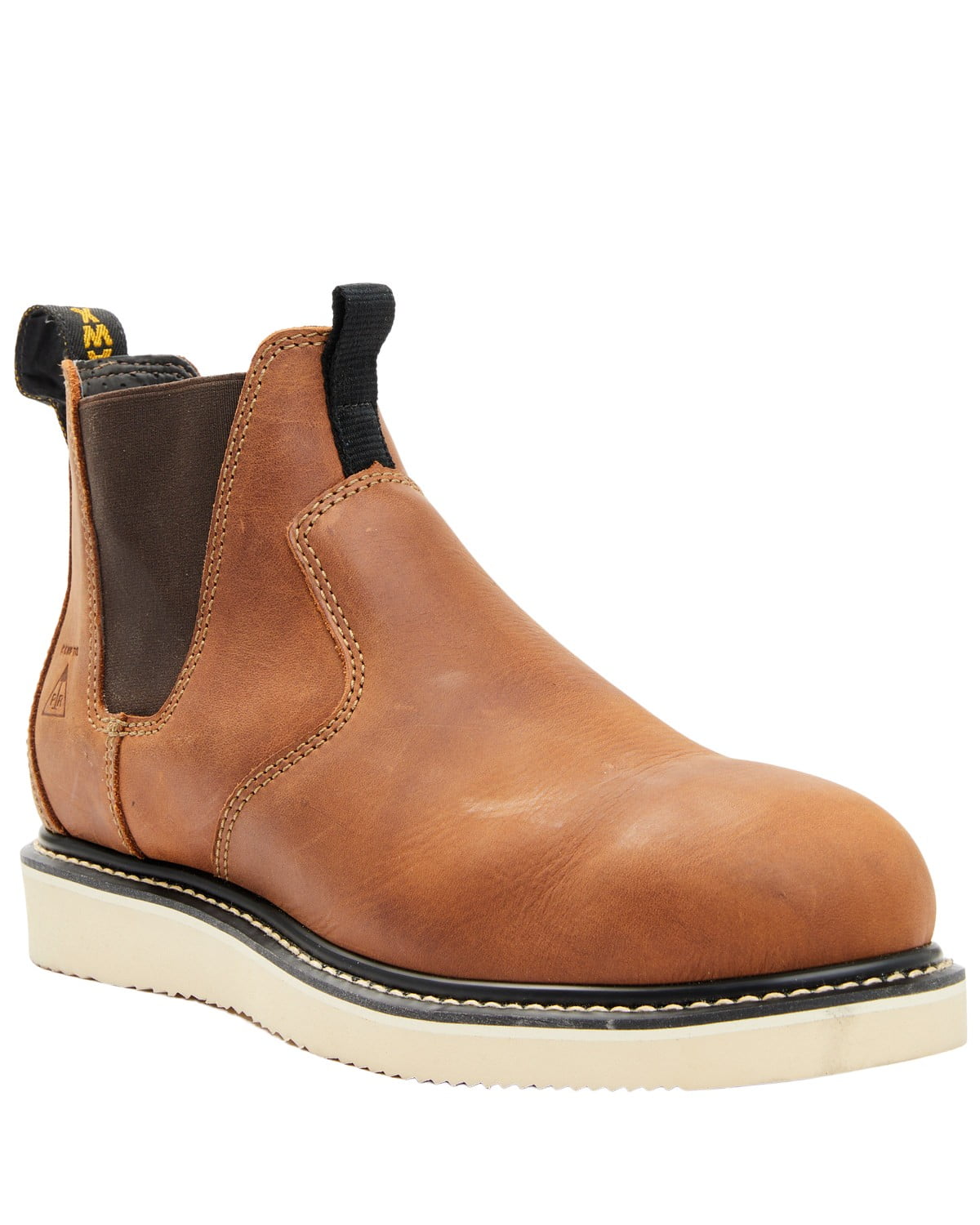 Hawx Work Gear Men's Crazy Horse Wedge Chelsea Work Boot Composite Toe ...