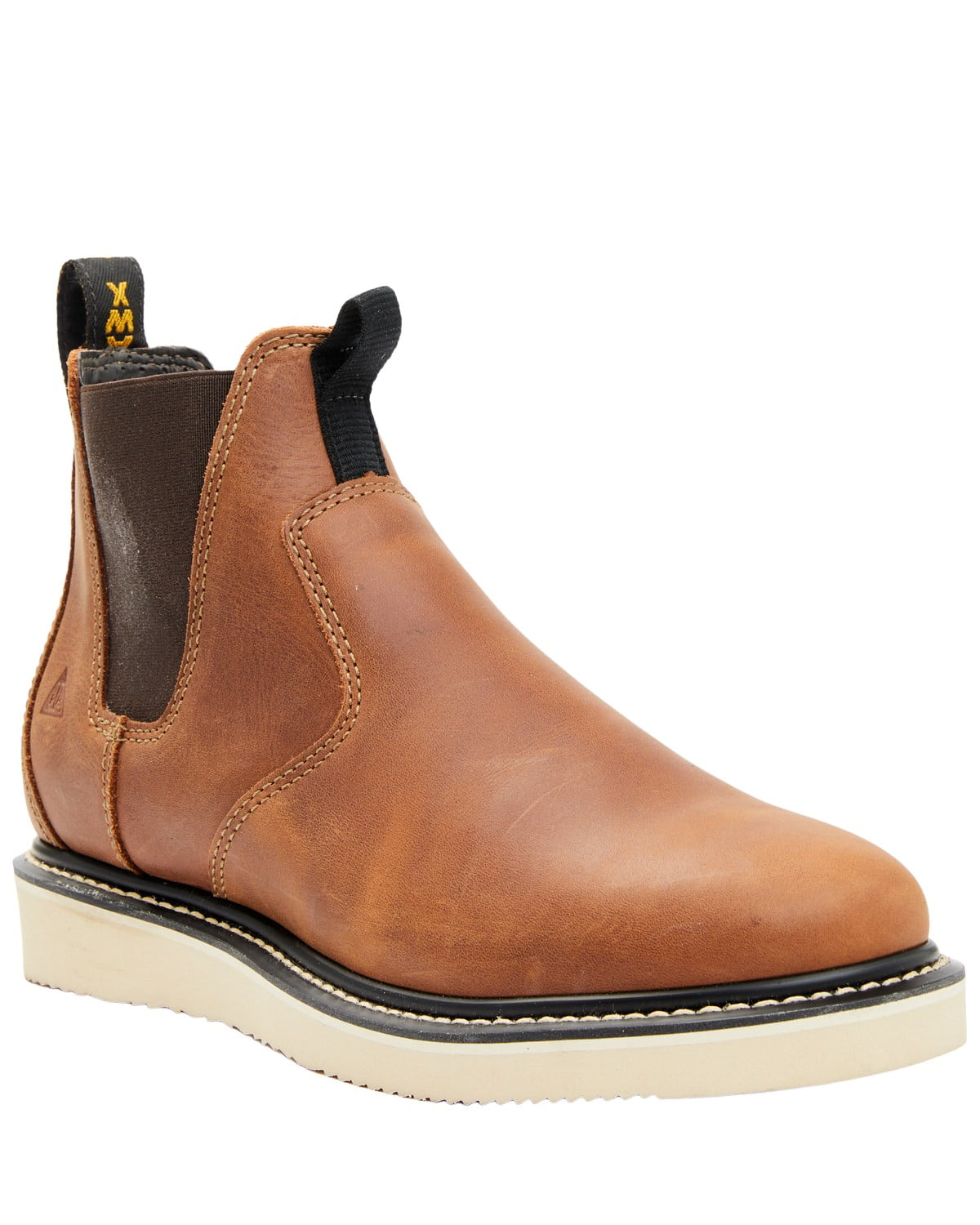 Hawx Work Gear Men's Crazy Horse Wedge Chelsea Work Boot Soft Toe ...