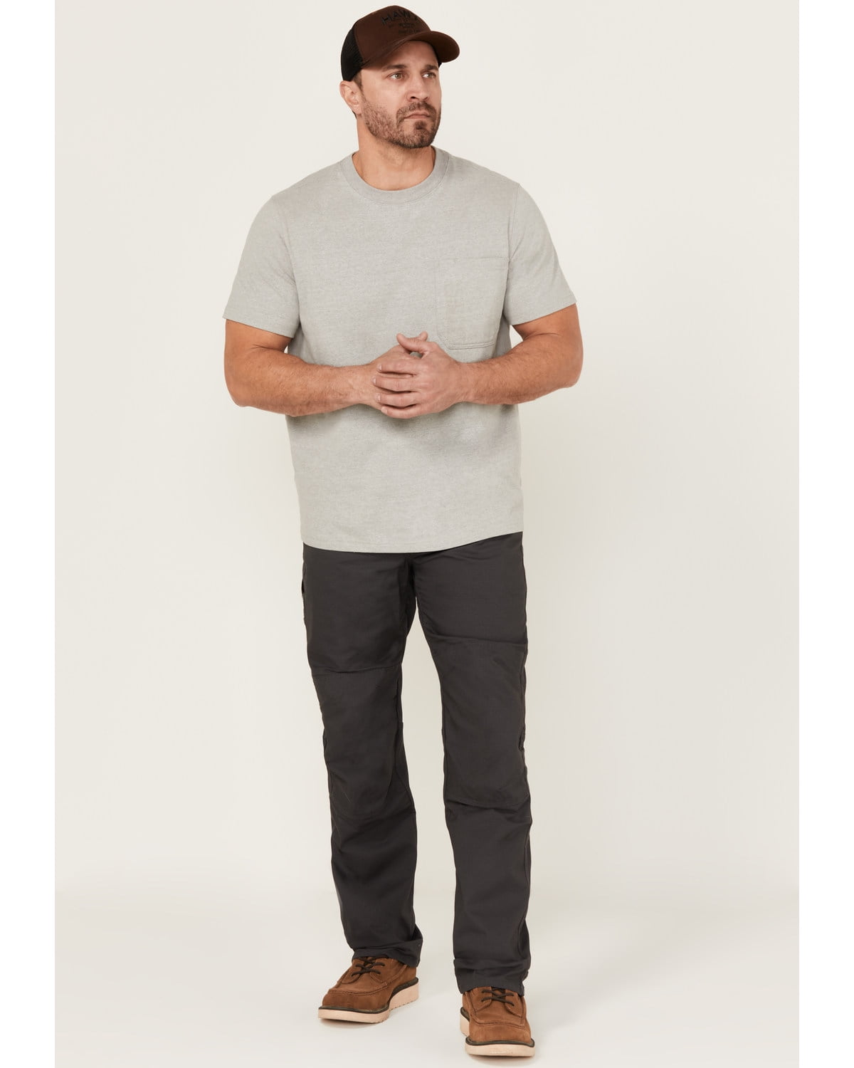 Hawx Work Gear Men's Double Front Ripstop Xtreme Pants Charcoal 36W x ...