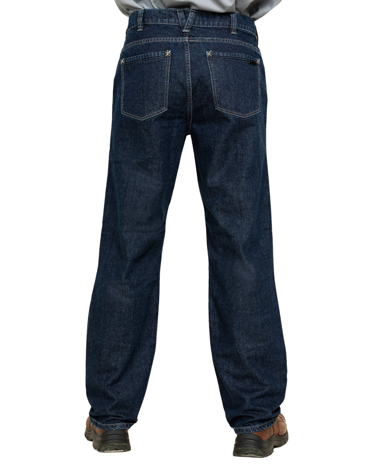Hawx Men's Fr Denim Straight Work Jeans Indigo 40W x 30L - Walmart.com