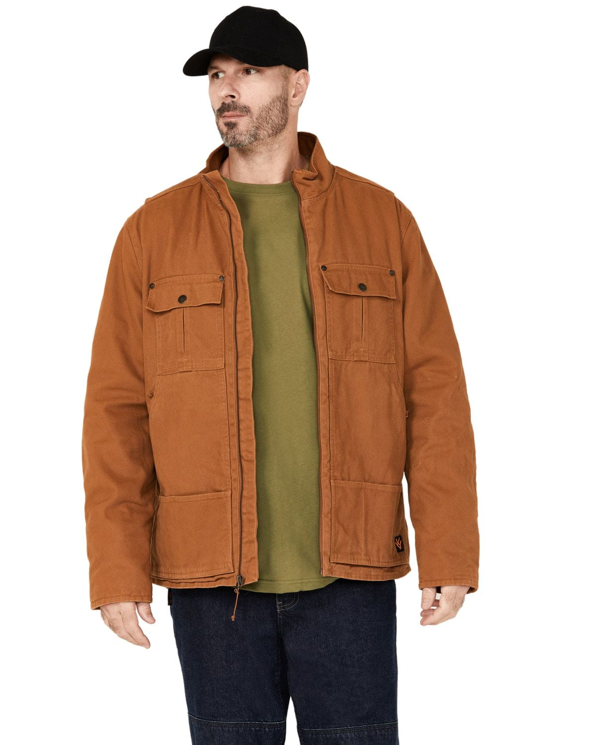 Hawx Men's Lined Duck Work Jacket - HXFA23O33-RST US - Walmart.com