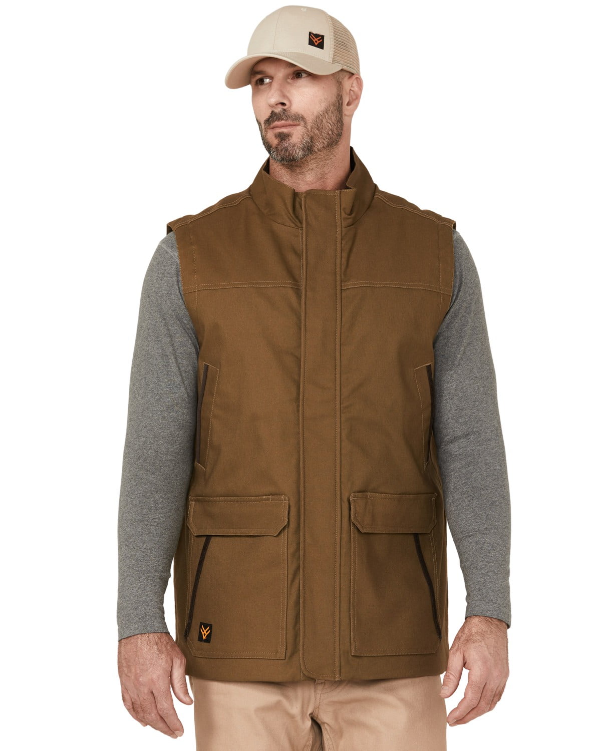 Hawx Work Gear Men's Olive Tejon Insulated Stretch Work Vest - HXFA20V1 ...