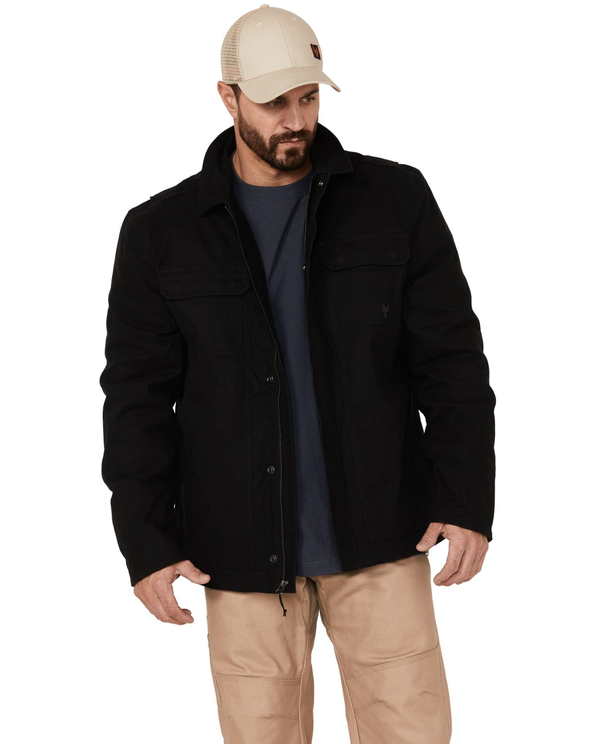 Hawx Work Gear Men's Pro Insulated Zip-Front Work Car Jacket Black ...