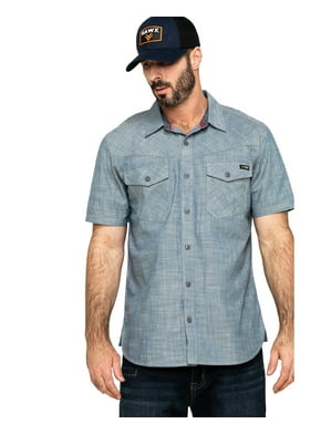 Mens Chambray Work Shirt