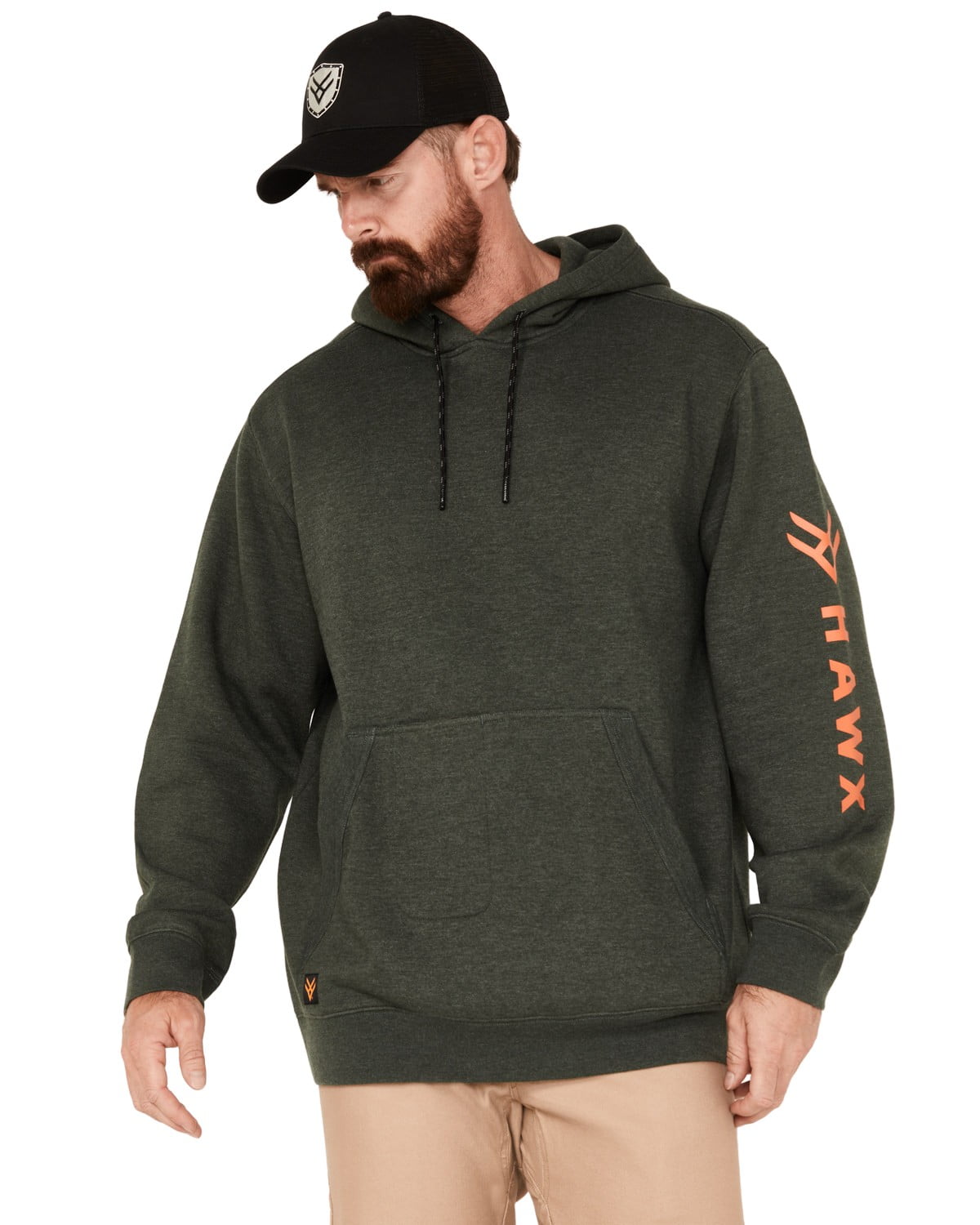 Hawx Men's Season Logo Hooded Work Sweatshirt - HXFA20K30-GRN US ...