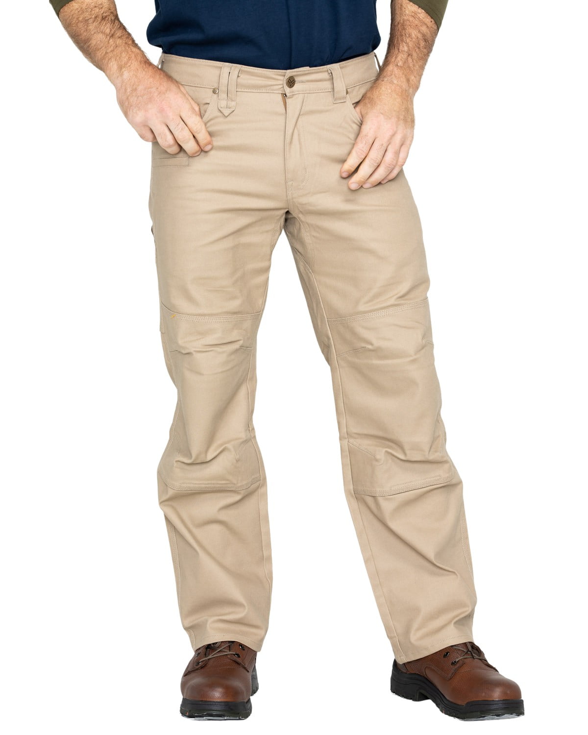 Hawx Work Gear Men's Stretch Canvas Utility Work Pants Big Beige/Khaki ...