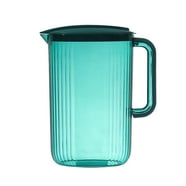 Tribello Pitcher with Lid 1 Gallon, Slim Clear Plastic Water Pitcher ...