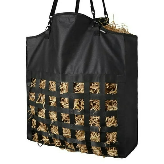 Hay Bag for Horses, 21.65 x 7.28 x 25.2 in, 1.81 x 1.81 in Holes ...