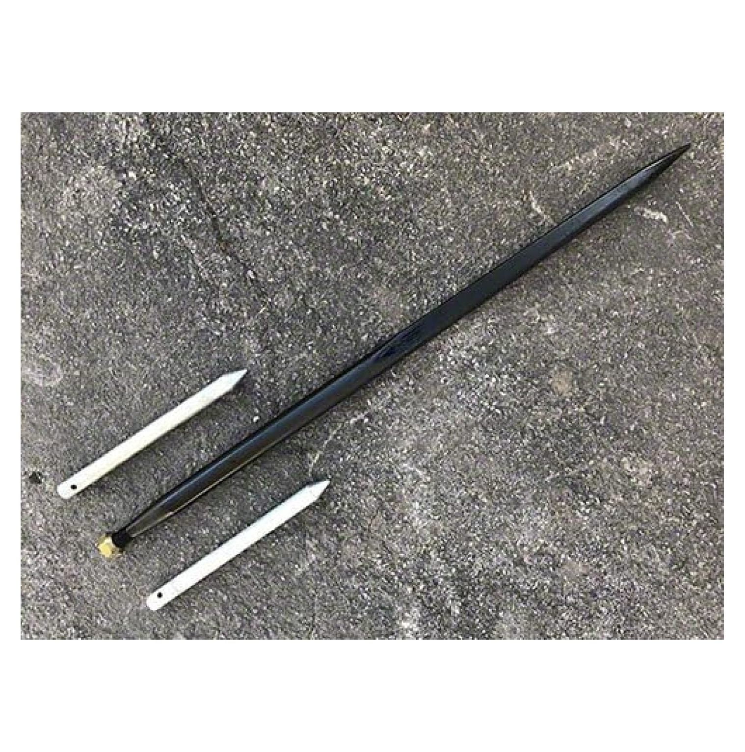 Hay Bale Spear 49", Conus 2 with Stabilizer Spikes - 2500 Lbs Capacity ...