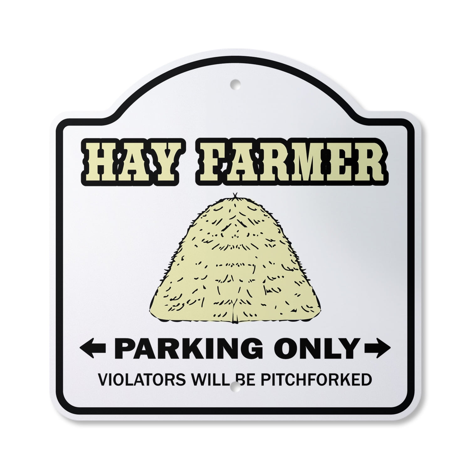 Hay Farmer 14" X 14" Sign | Indoor/Outdoor Plastic | SignMission ...