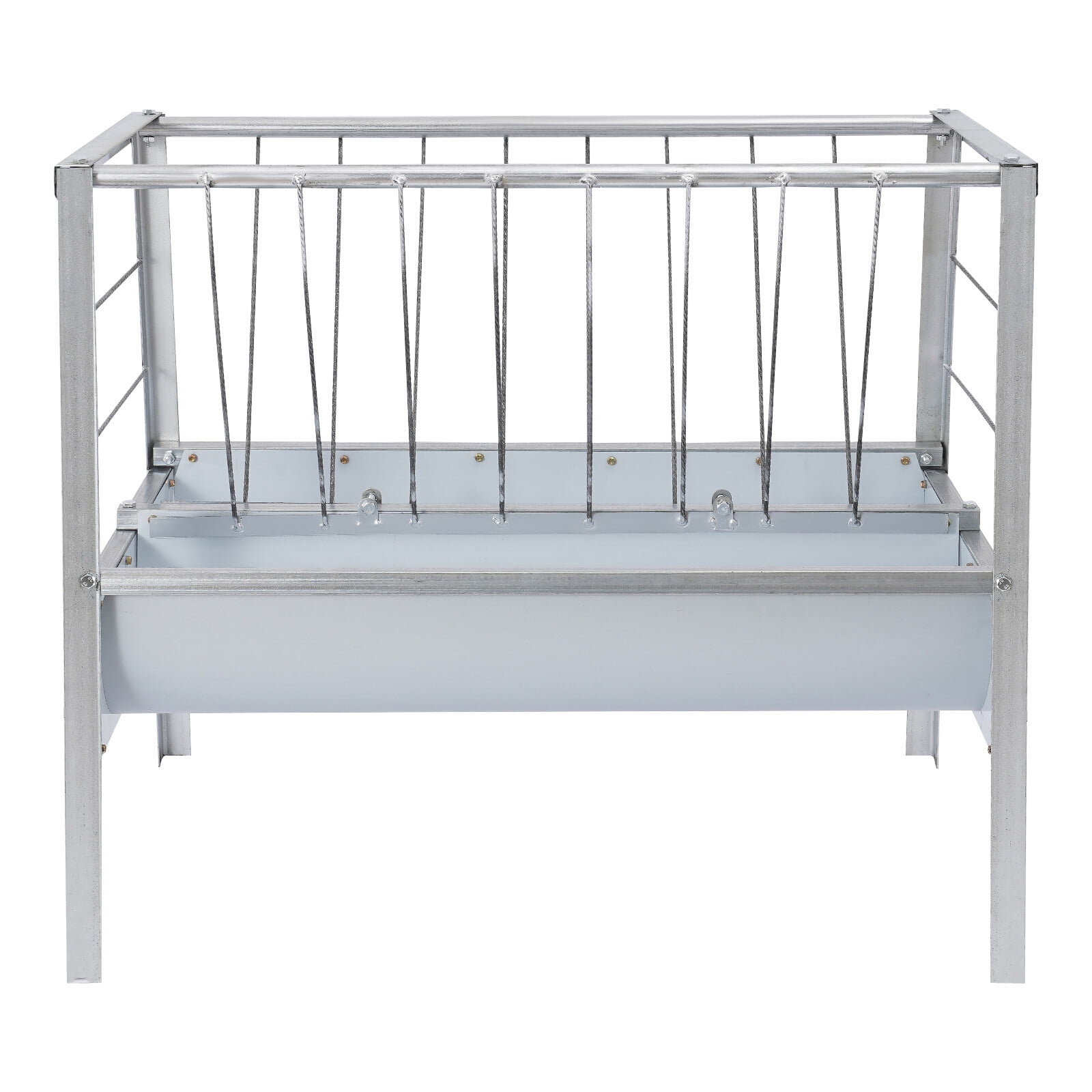 Hay Feeder, 200L/52.83Gal Large Capacity Livestock Feeder, Goat Hay ...