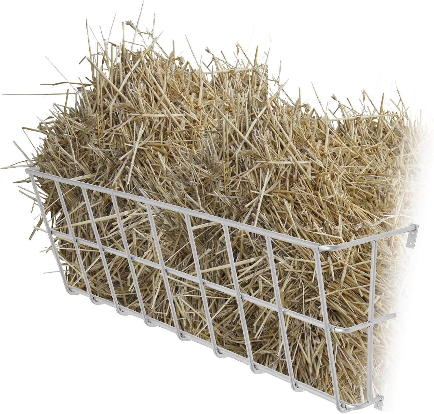 Hay Feeder Goat, 40 Gallon Multiple Sided Hay Rack for Sheep，55" Heavy ...