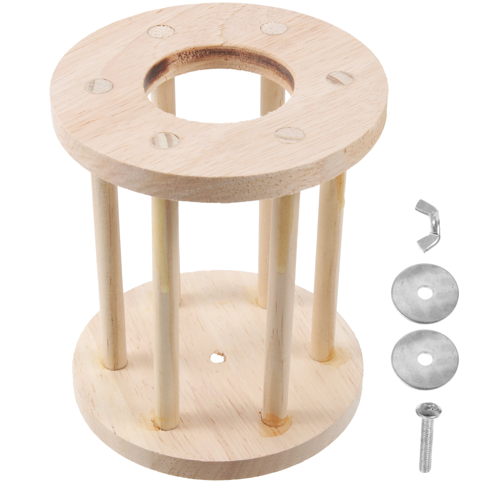 Hay Feeder Wooden Rabbit Dispenser Grass Rack Bunny Holder Manger ...