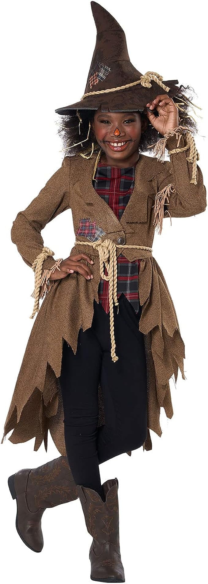 Hay Girl Scarecrow Child Halloween Costume - Walmart.com