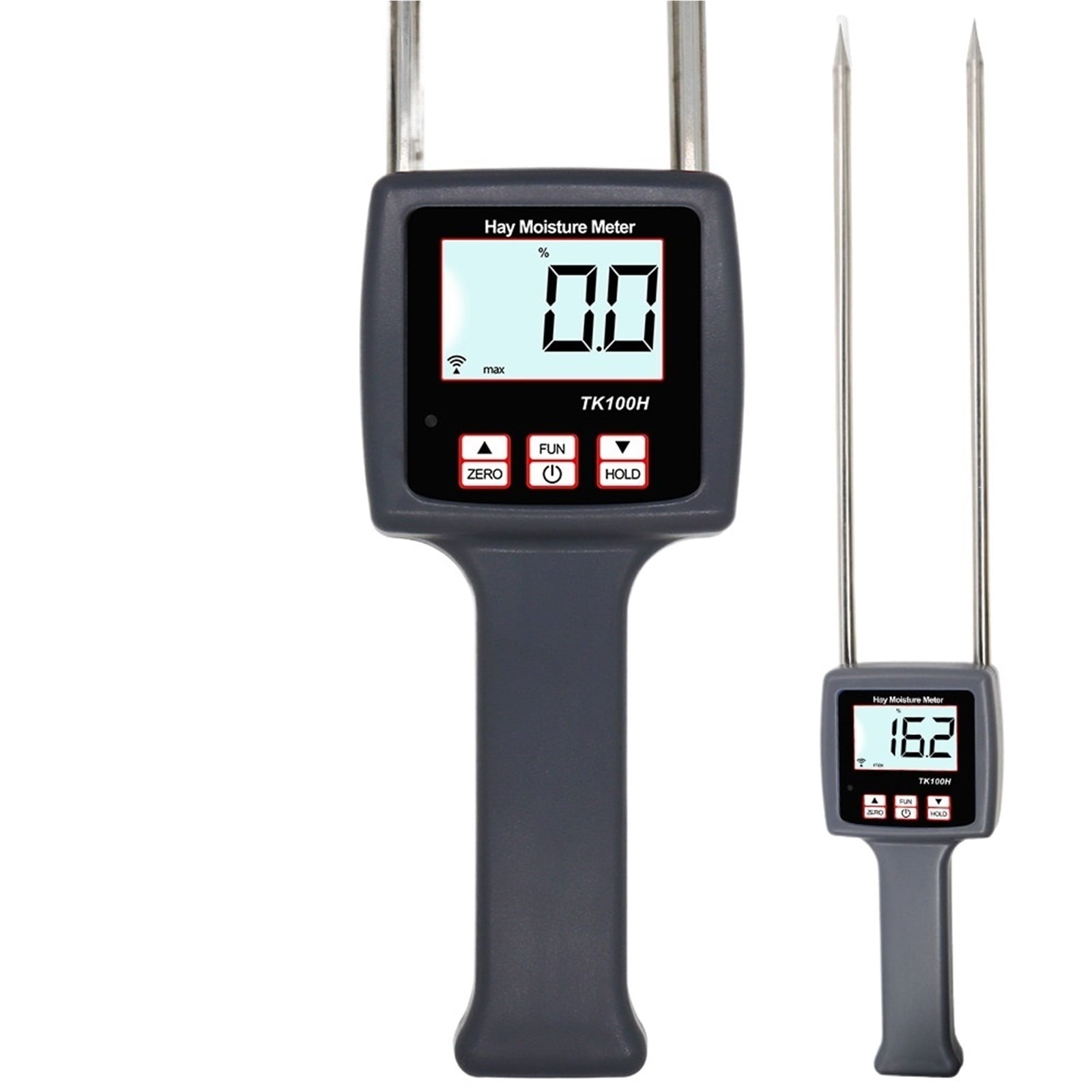 Hay Moisture Meter Digital Humidity Content Tester Grass Hygrometer For ...