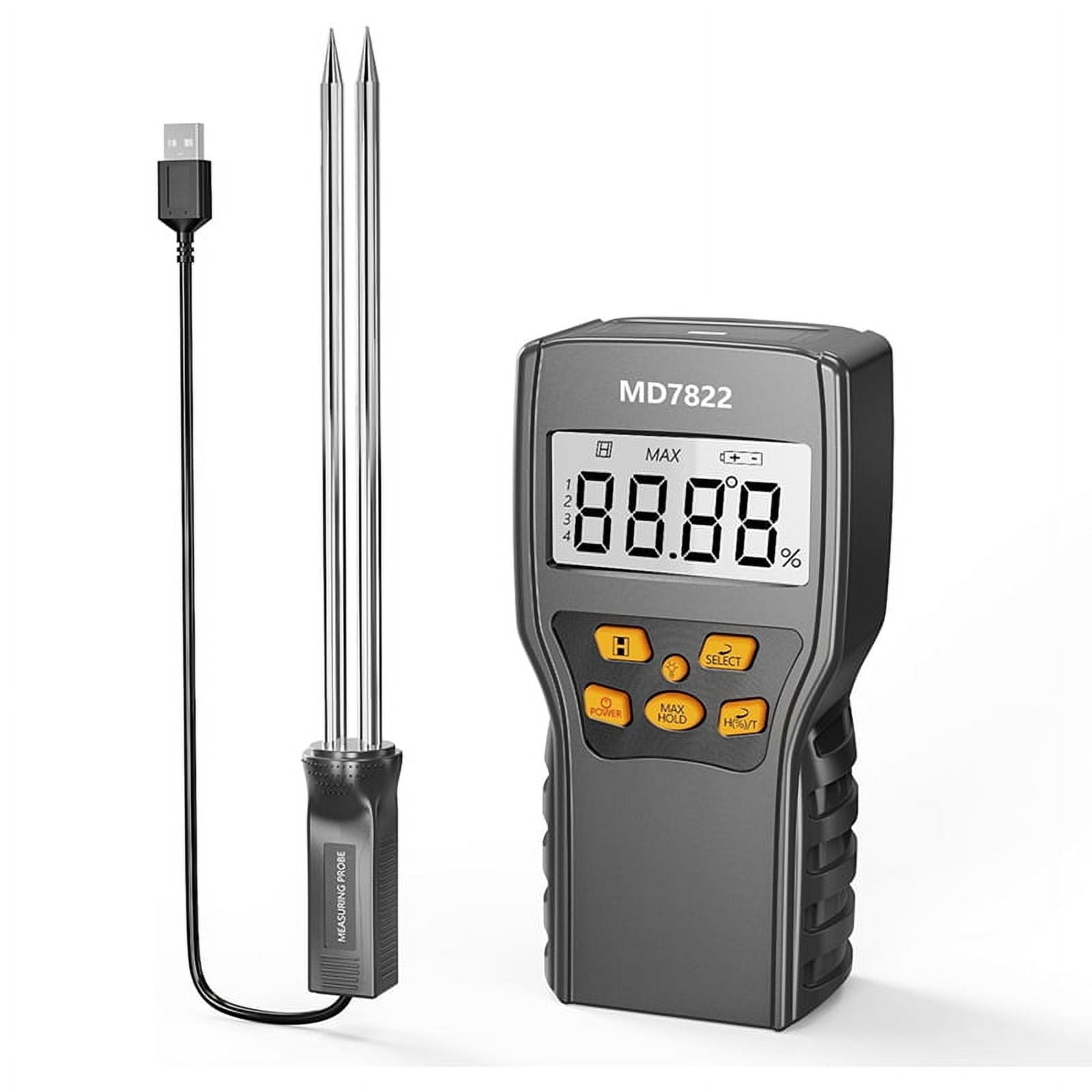 Hay Moisture Tester,Moisture Meter Probe for Hay,Froage Grass, Leymus ...