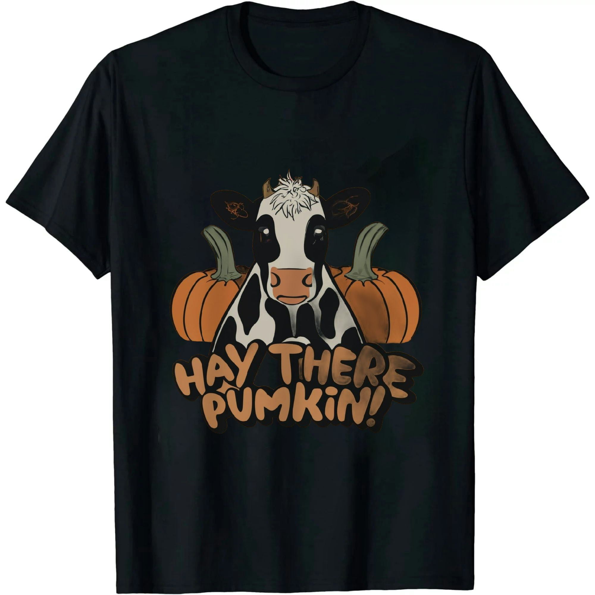 Hay There Pumkin Highland Cow Fall Autumn Thanksgiving T-Shirt 0110 ...