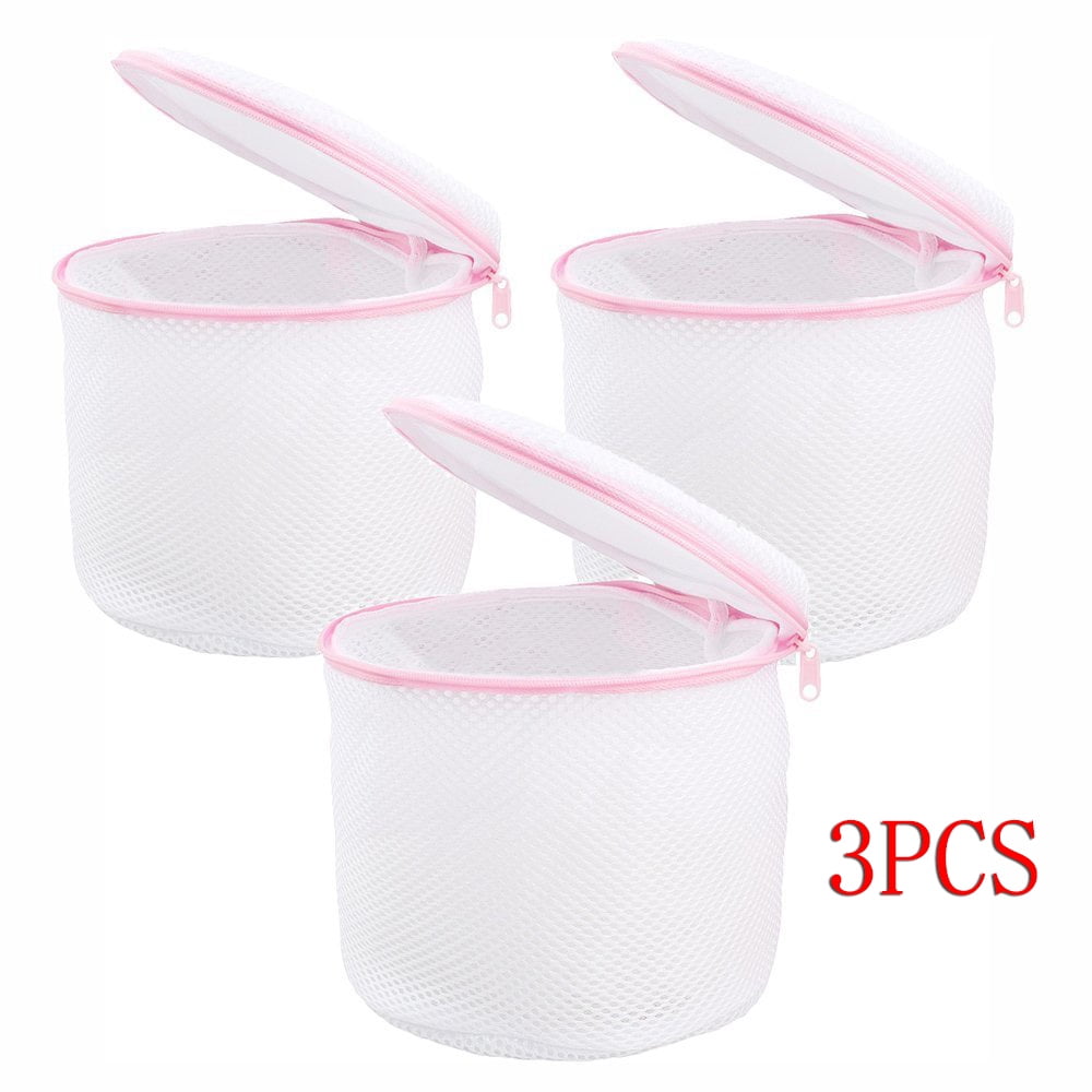 HayWHNKN 3pcs Bra Washing Bags Mesh Lingerie Bags for Laundry Bra ...