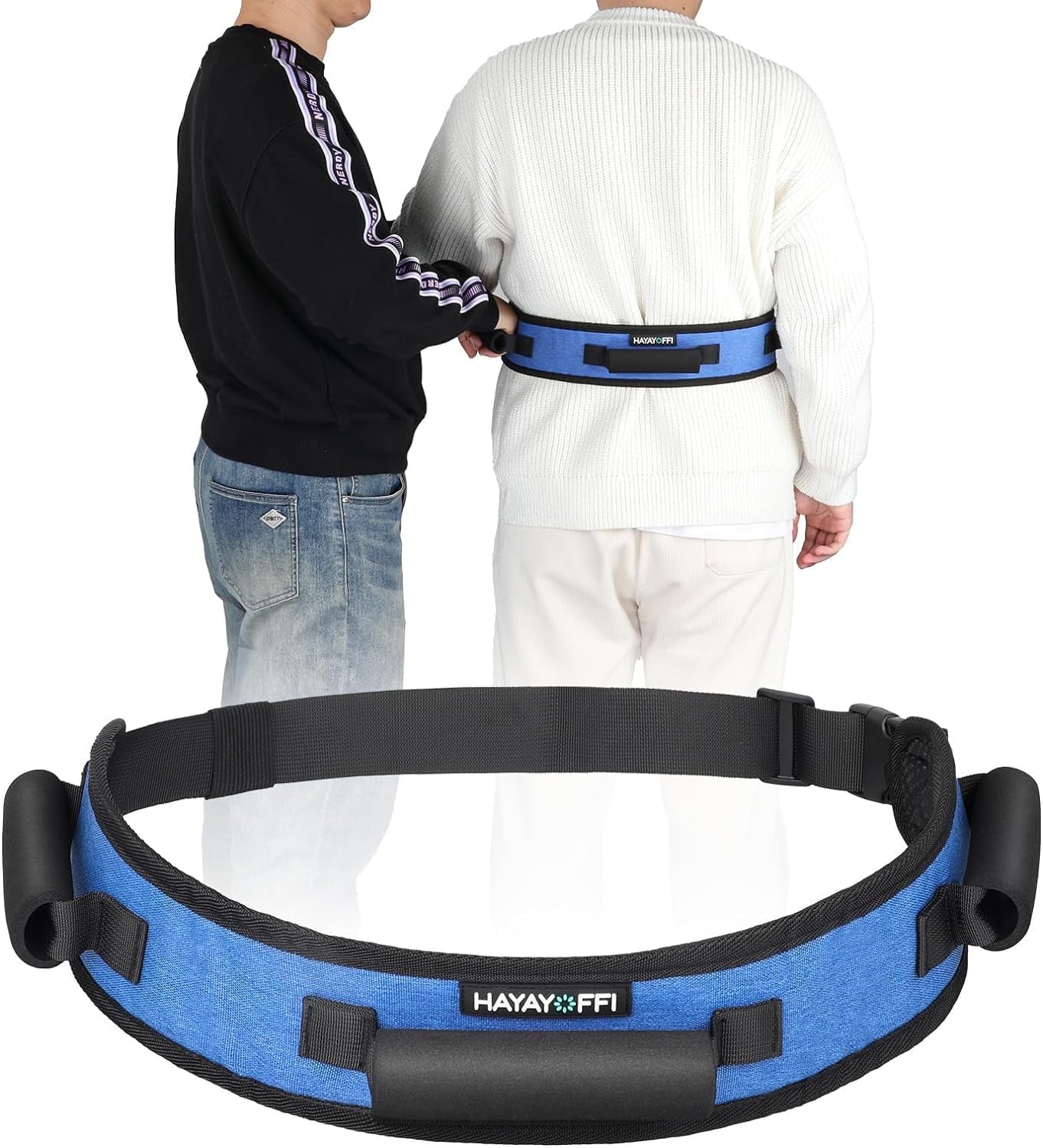 HayaYoffi Gait Belt with Handles for Seniors, Transfer Gait Belts for ...