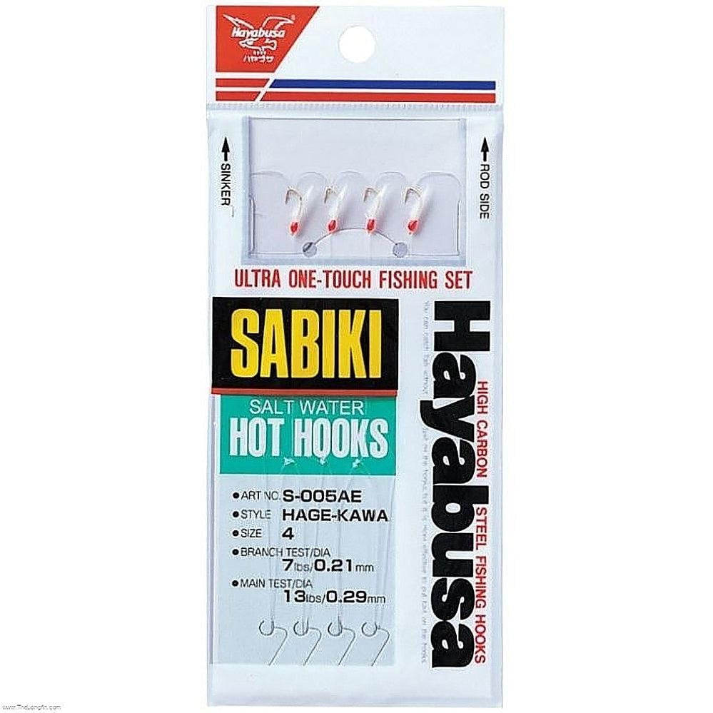Hayabusa 4-Hook Sabiki Hage Fish Skin Size#4 - Walmart.com
