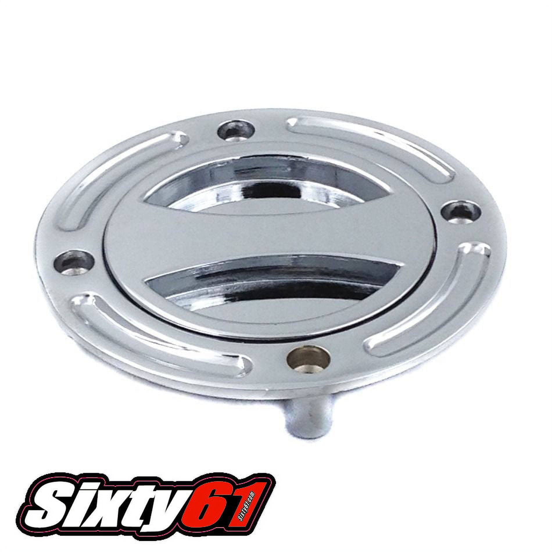 Hayabusa Chrome Gas Cap 1999 -2003 2004 2005 2006 2007 Fuel Tank Filler ...