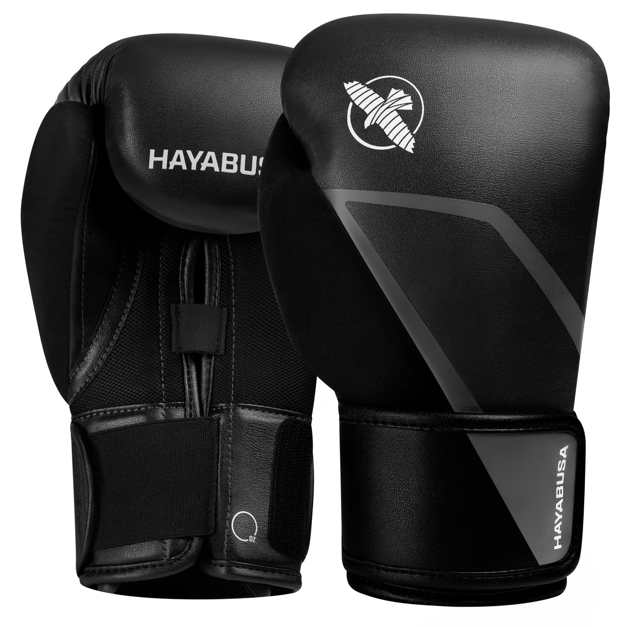 Hayabusa E1 Boxing Gloves for Men and Women - Black/Grey, 12oz ...