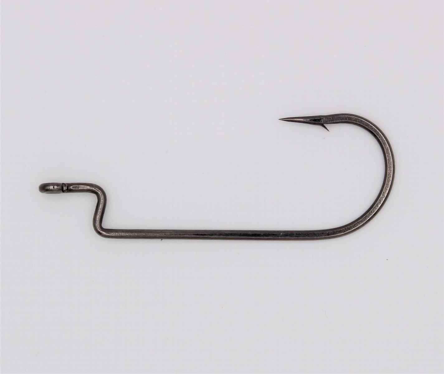 Hayabusa EC097L1-5/0 WRM114HD Round Bend Offset Hook NRB 5/0 - 4pc ...