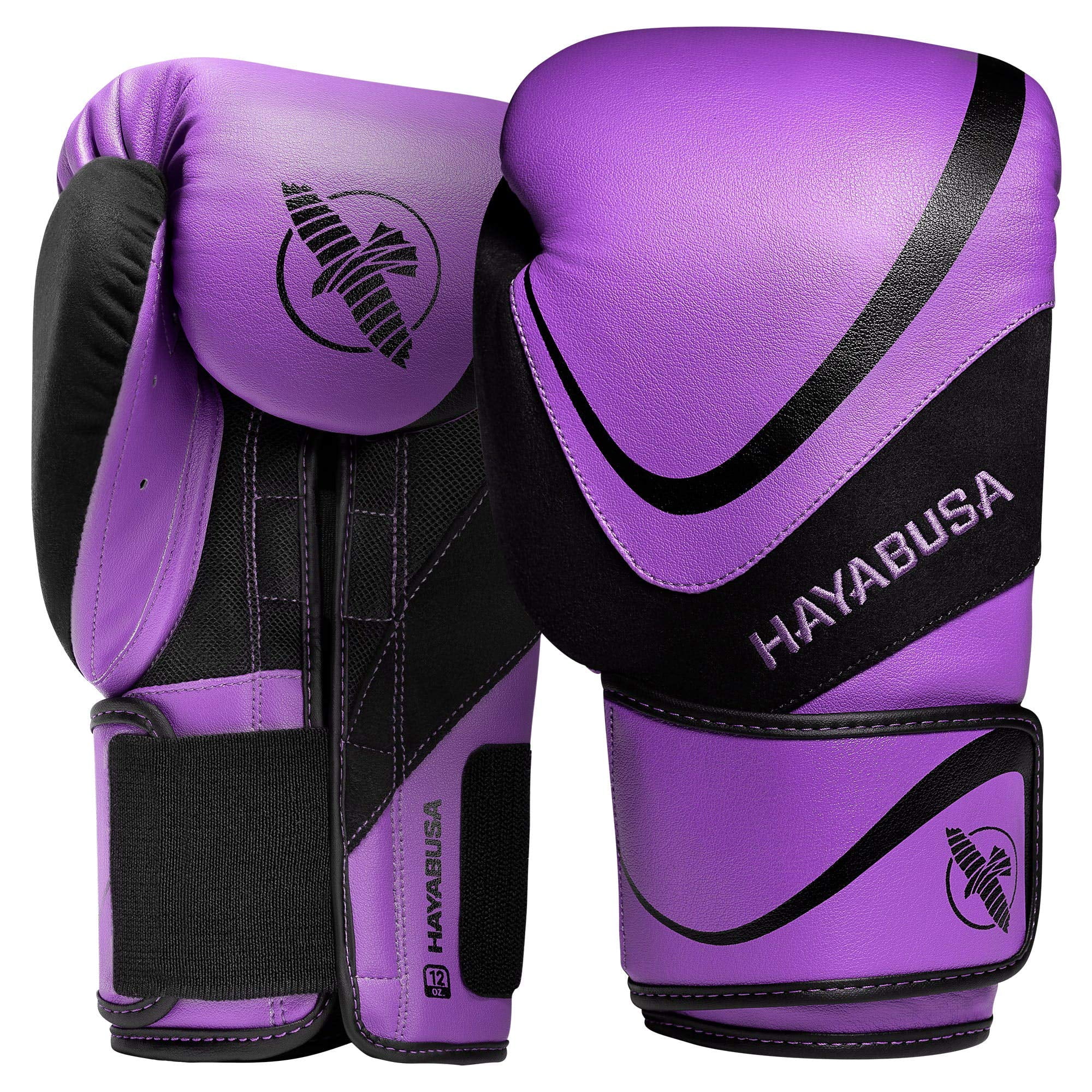 Hayabusa H5 Boxing Gloves for Men and Women - Purple/Black, 14 oz ...