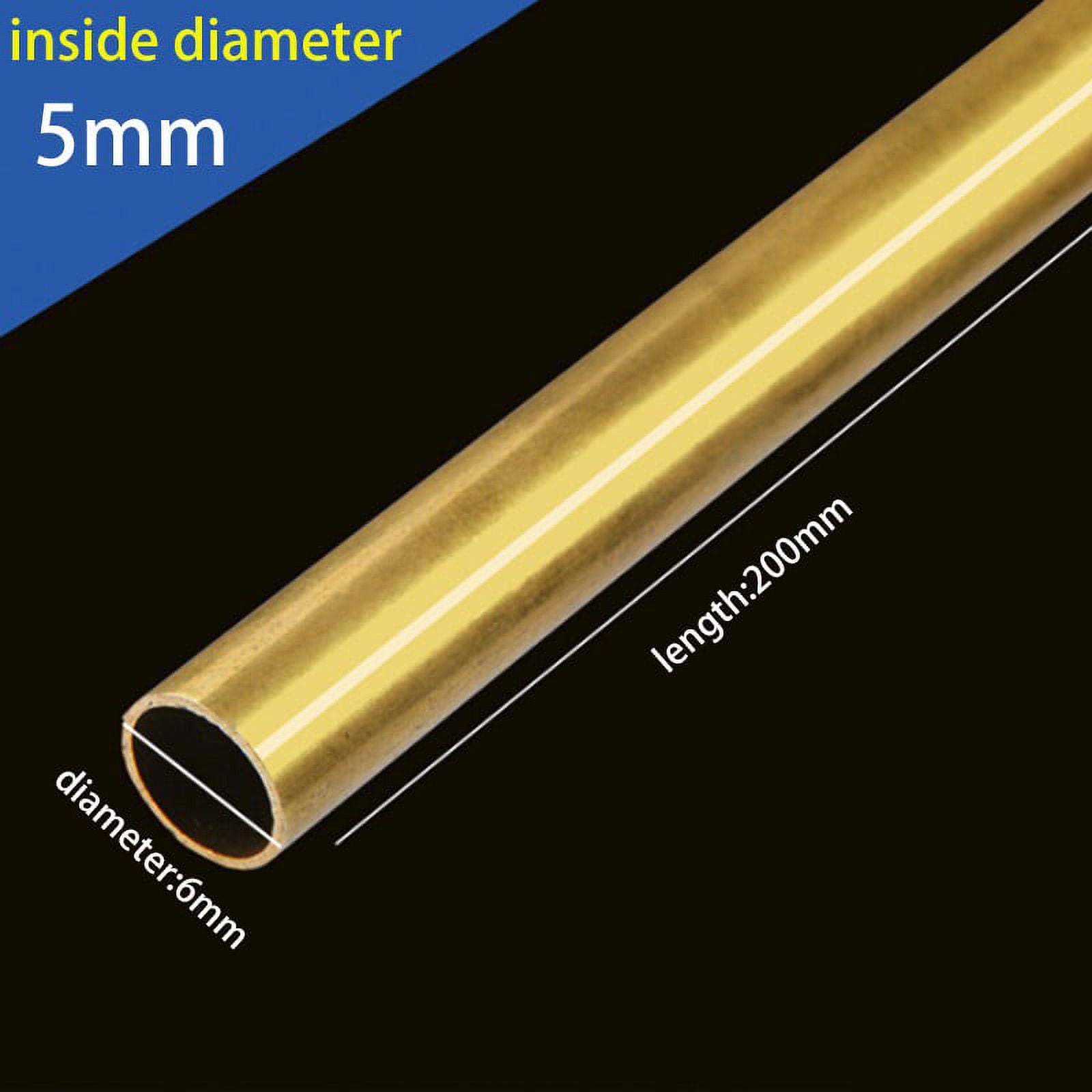 Hayafir 300mm/200mm Round Brass Tube Copper Pipe OD 2/3/6/8mm for ...