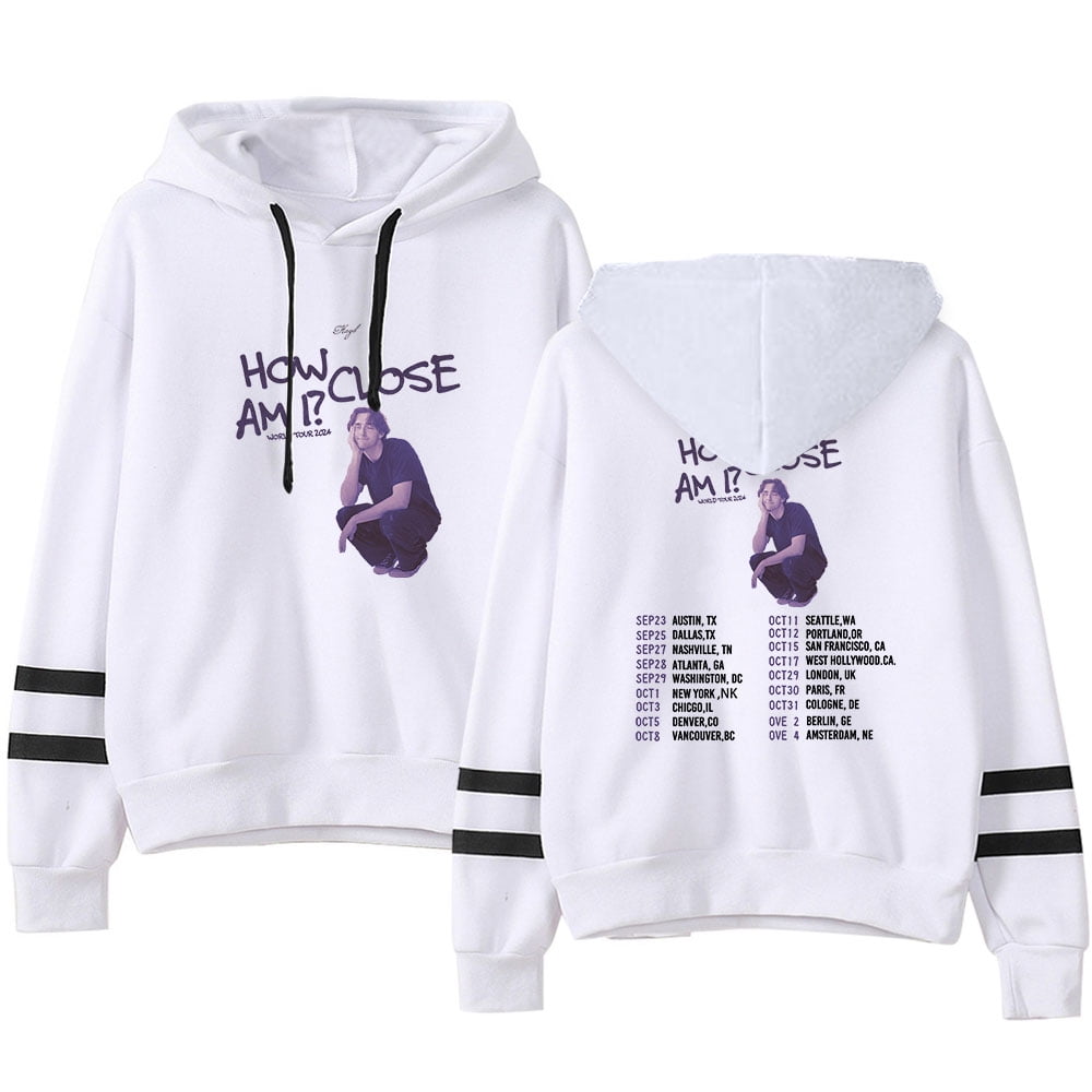 Hayd How Close Am I World Tour 2024 Merch Men/Women Hooded Sweet Streetwear Hooded Long Sleeve ...