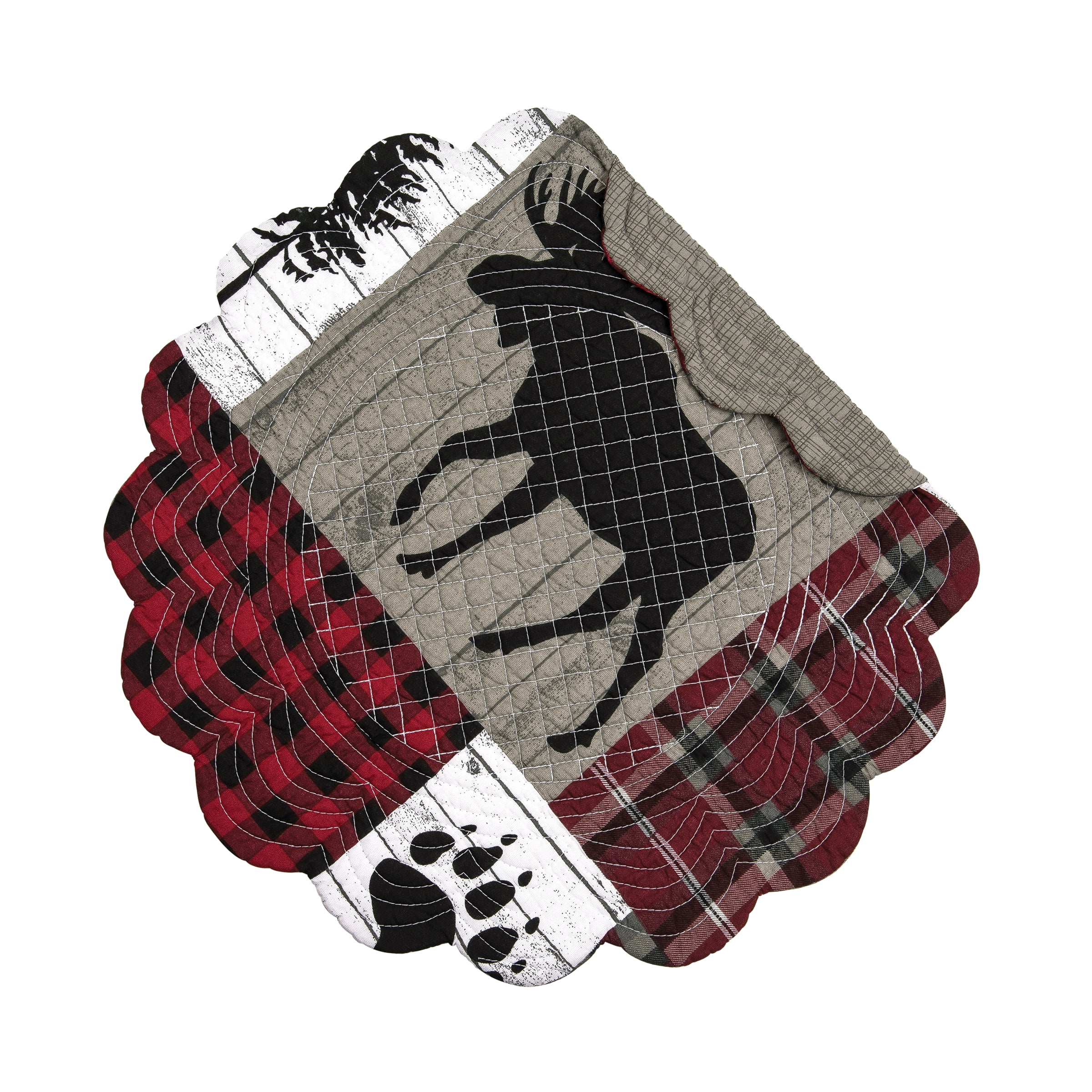 Hayden Round Placemats Set of 6 17" - Walmart.com