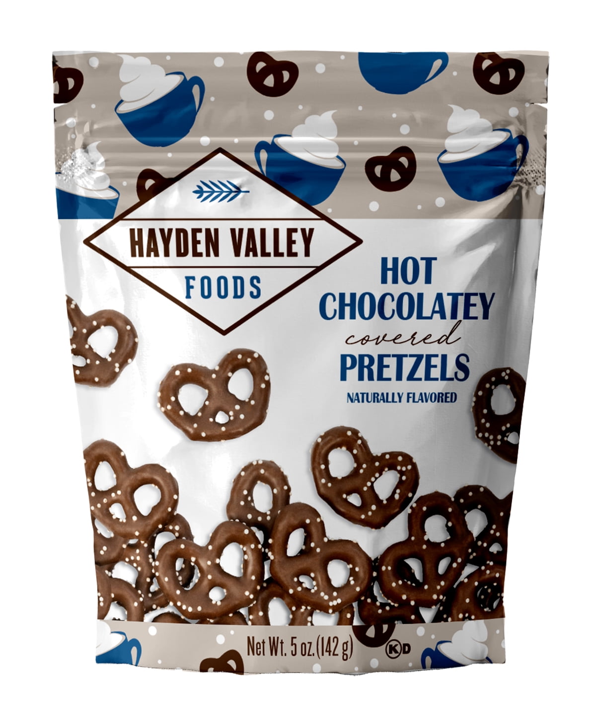 Hayden Valley Foods Hot Chocolatey Covered Pretzels - 5oz Resealable ...