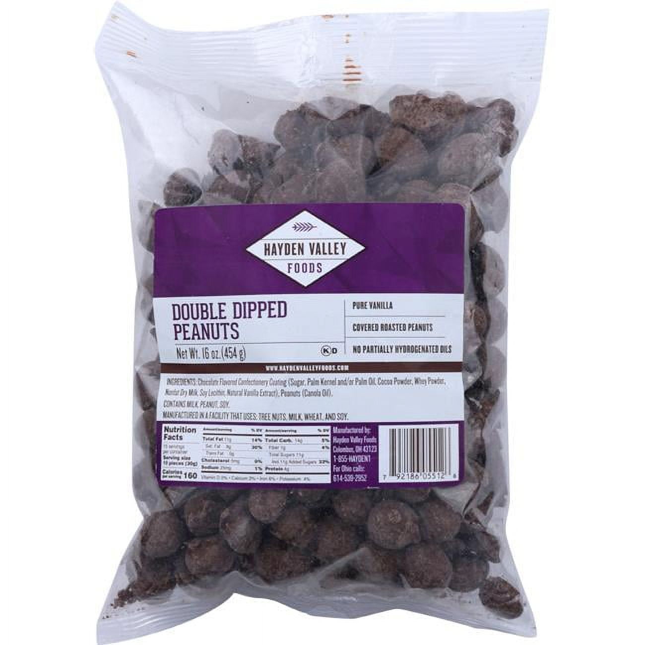 Hayden Valley Foods KHFM00432161 Tropical Double Dipped Peanuts, 16 oz ...