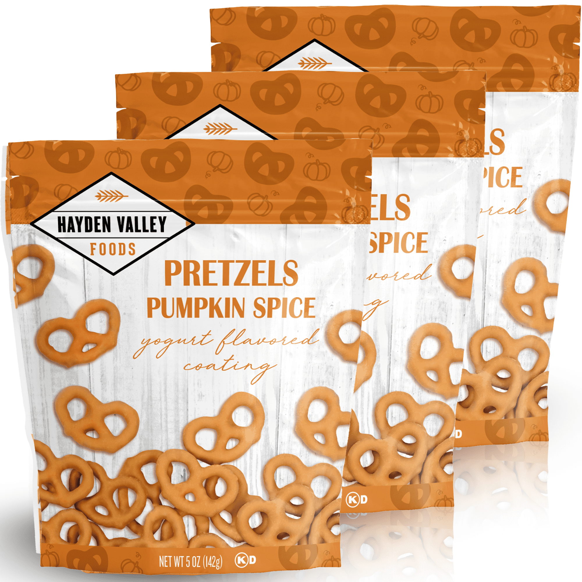 Hayden Valley Foods Pumpkin Spice Yogurt Covered Pretzels - 5oz ...