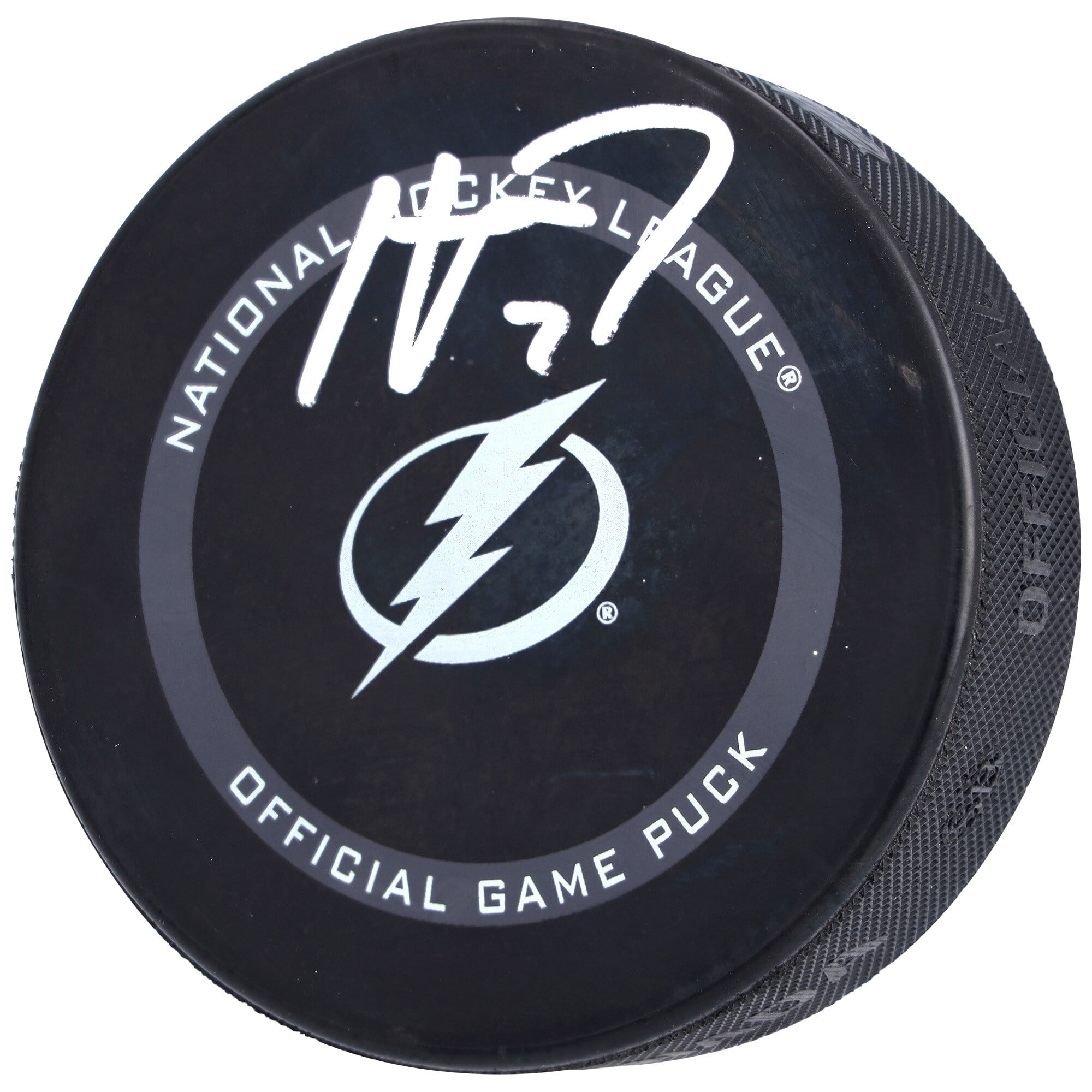 Haydn Fleury Tampa Bay Lightning Autographed Official Game Puck ...