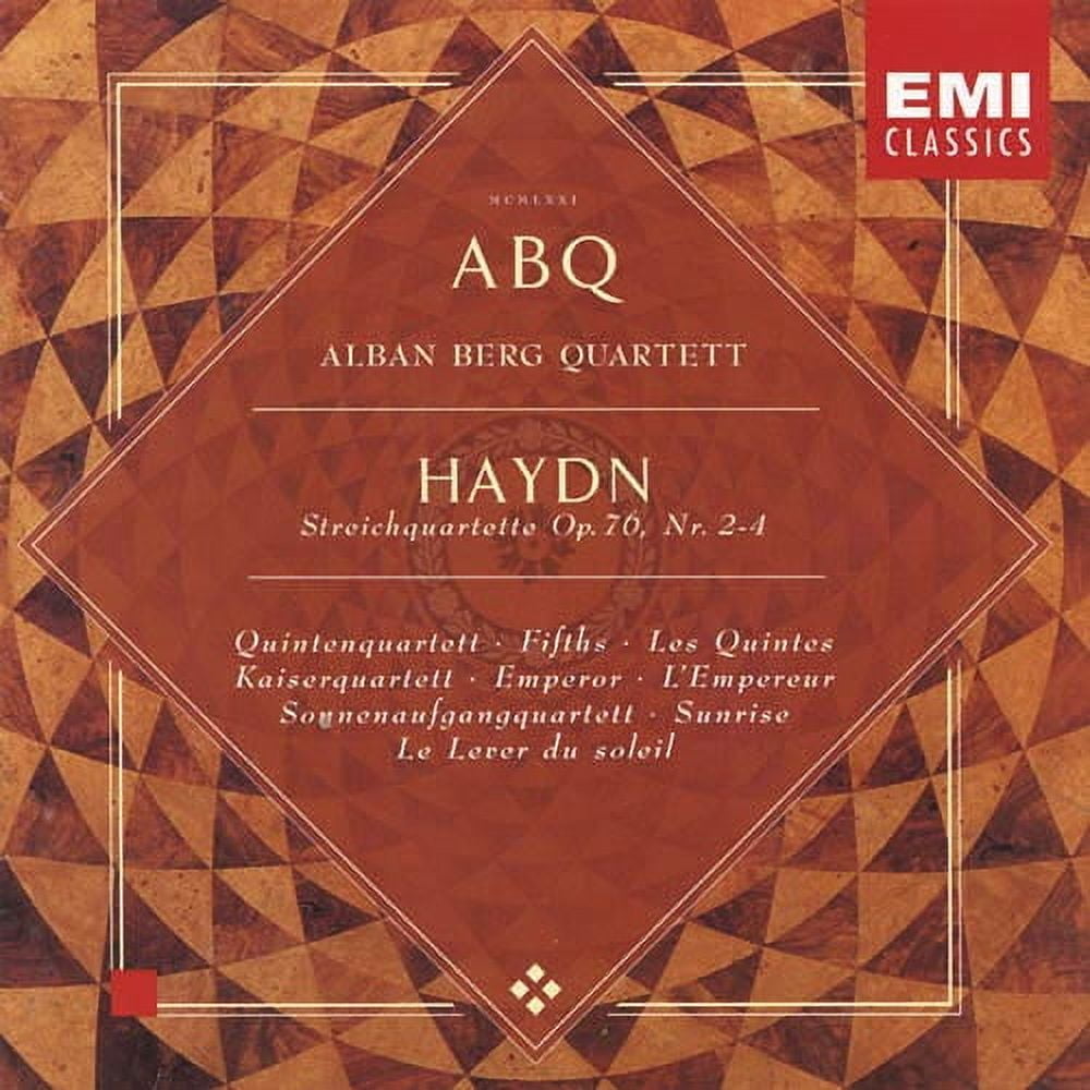 Haydn: String Quartets Op.76 Nos.2-4 - Walmart.com