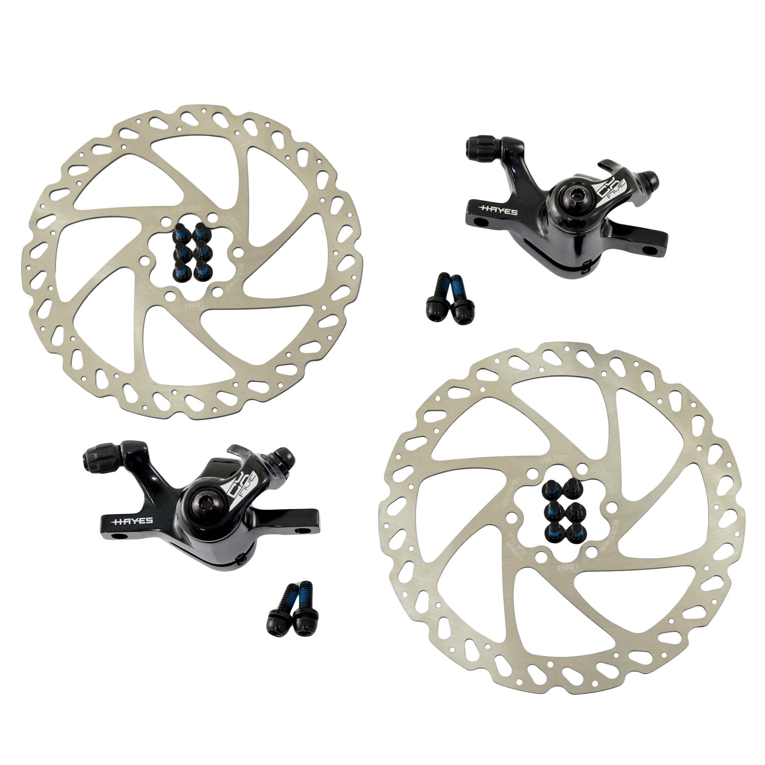 Hayes CX 5 Road Alloy Mechancial Disc Brake Set w/ 160mm Rotor (F+R ...